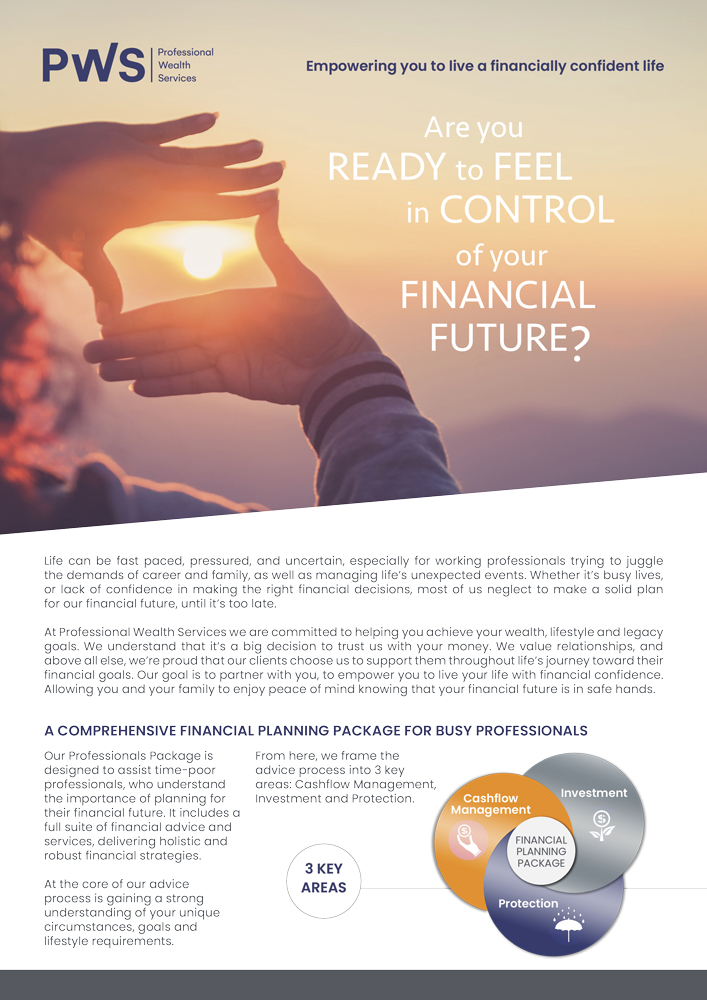 Brochures for PWS Financial Services – Sublime Studios